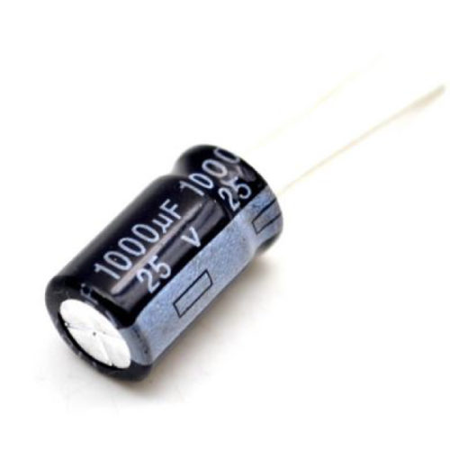 1000UF/25V ELECTROLYTIC CAPACITOR ( Pack of 5 ) | TEKPARTS