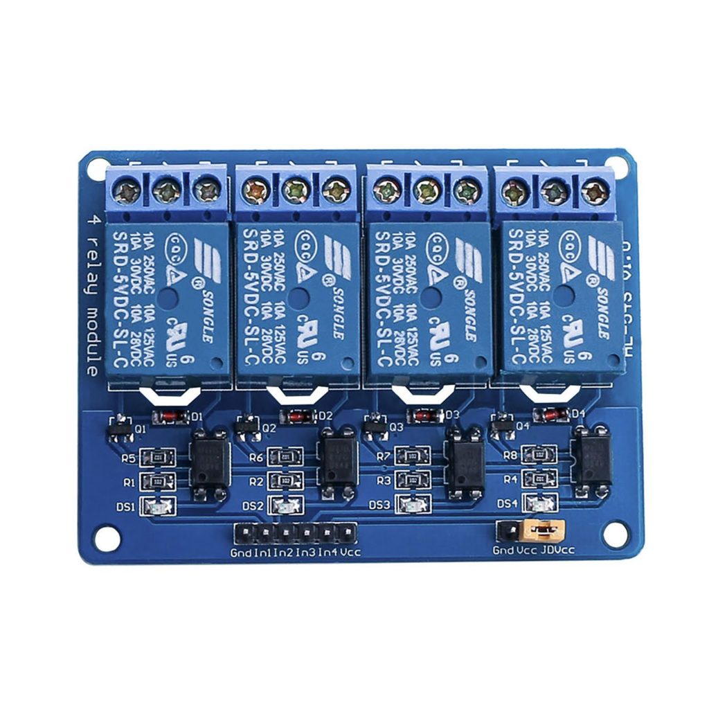 4-CHANNEL 5V RELAY MODULE | TEKPARTS